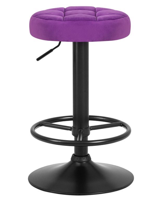Барный табурет Империя стульев BRUNO BLACK VELOUR LM-5008_BlackBase violet