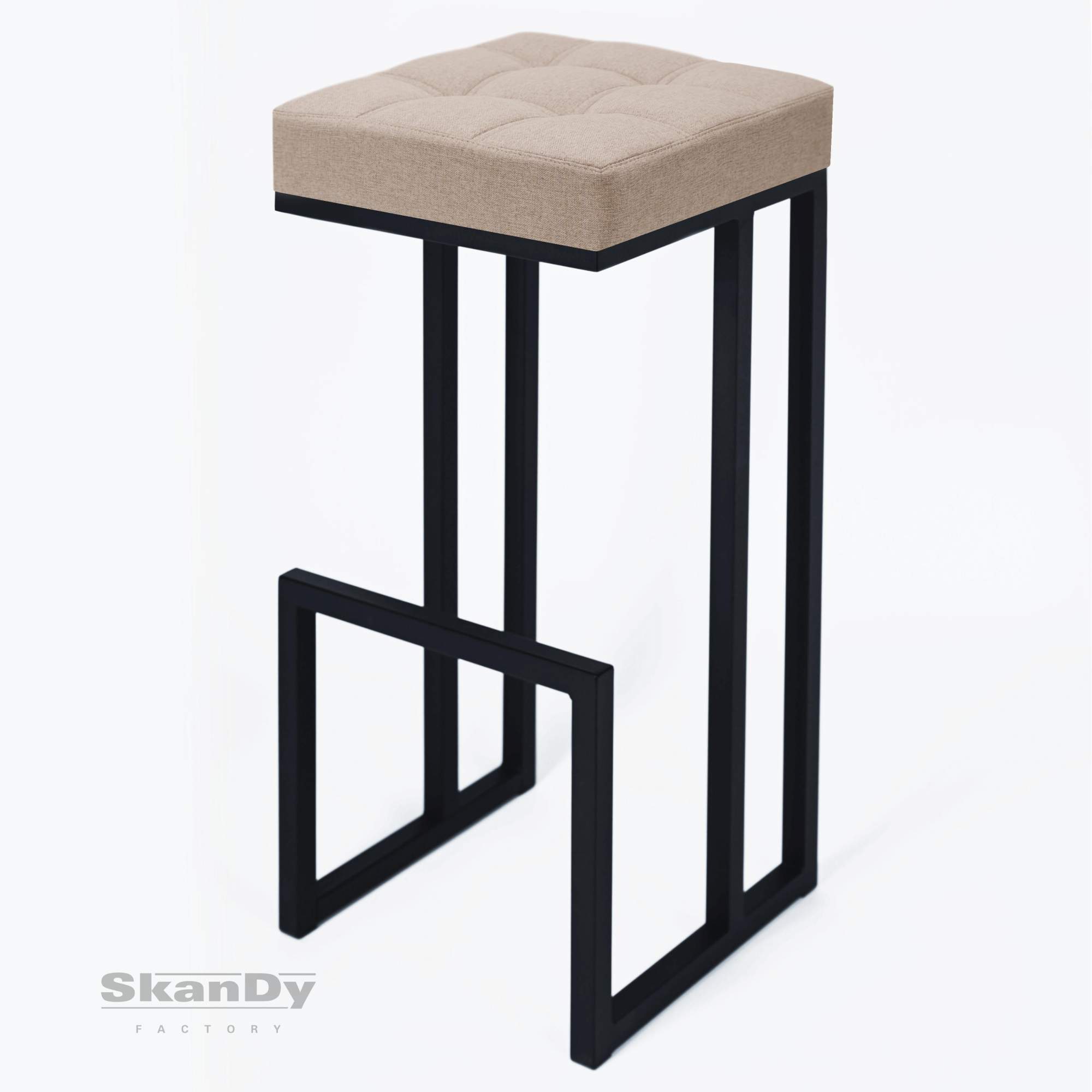Барный стул SkanDy Factory Джаз, 81 см, бежевый
