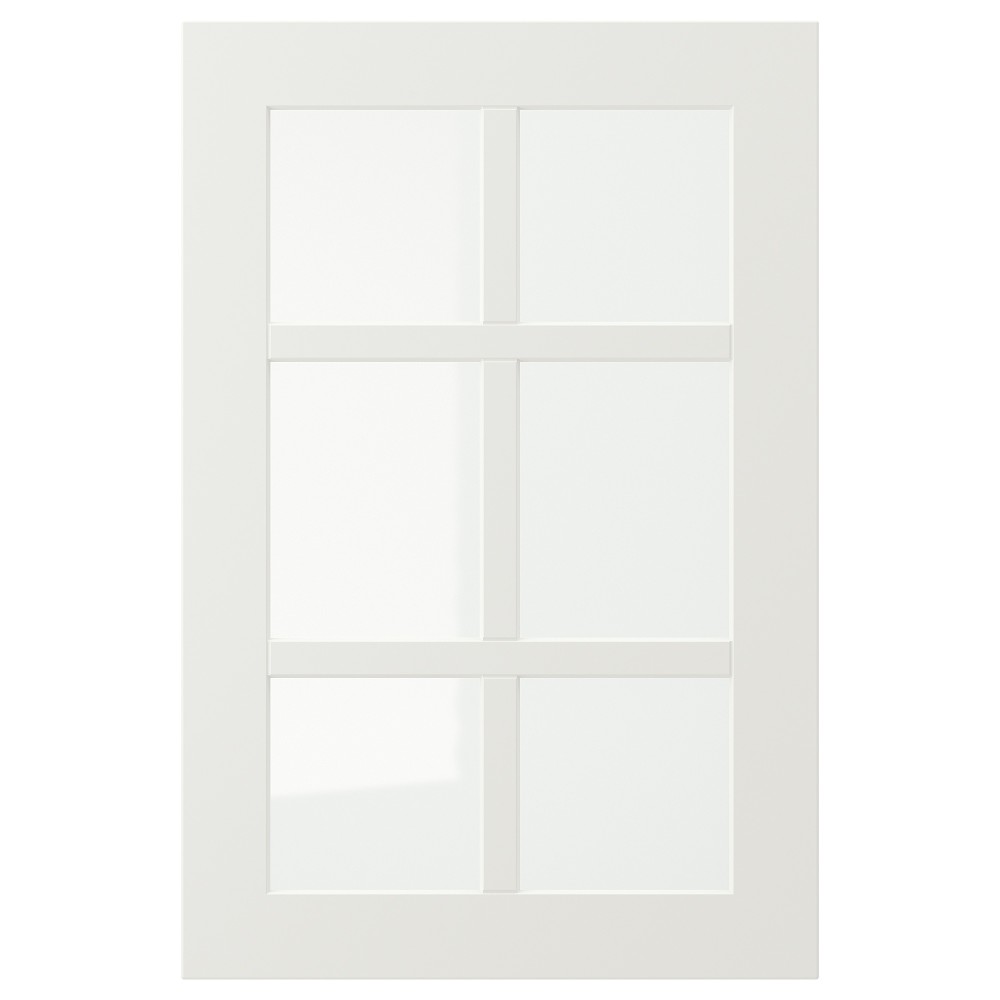 Стеклянная дверь IKEA СТЕНСУНД 304.514.30 белый 40x60 см