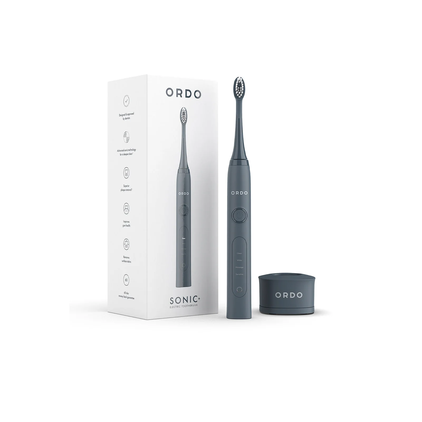 Электрическая зубная щетка ORDO Sonic+ Gray серый