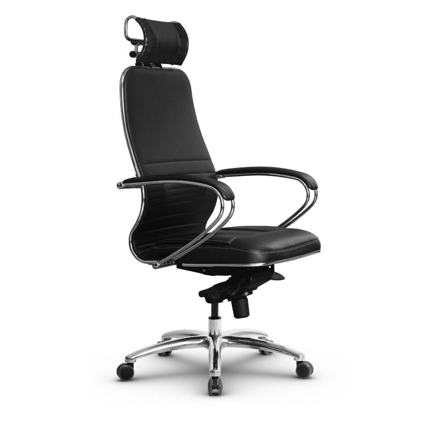 Офисное ортопедическое кресло Метта Samurai KL-2.04, черный