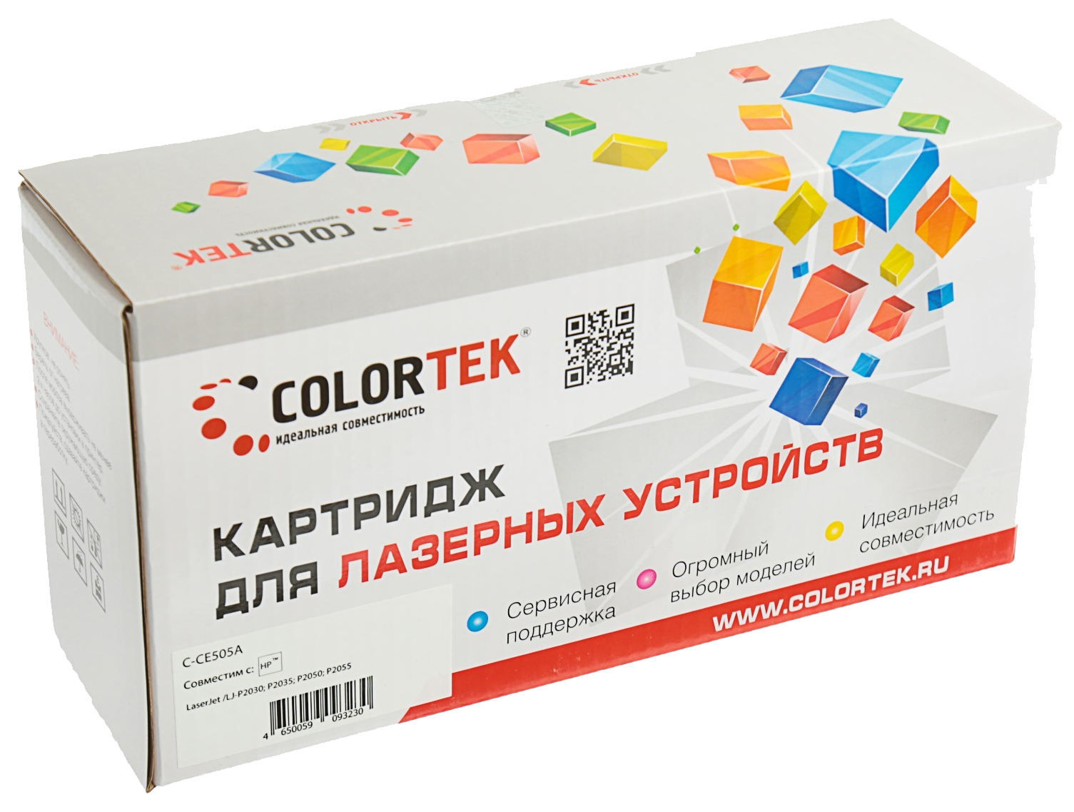 Картридж для лазерного принтера Colortek CE505A/CF280A черный