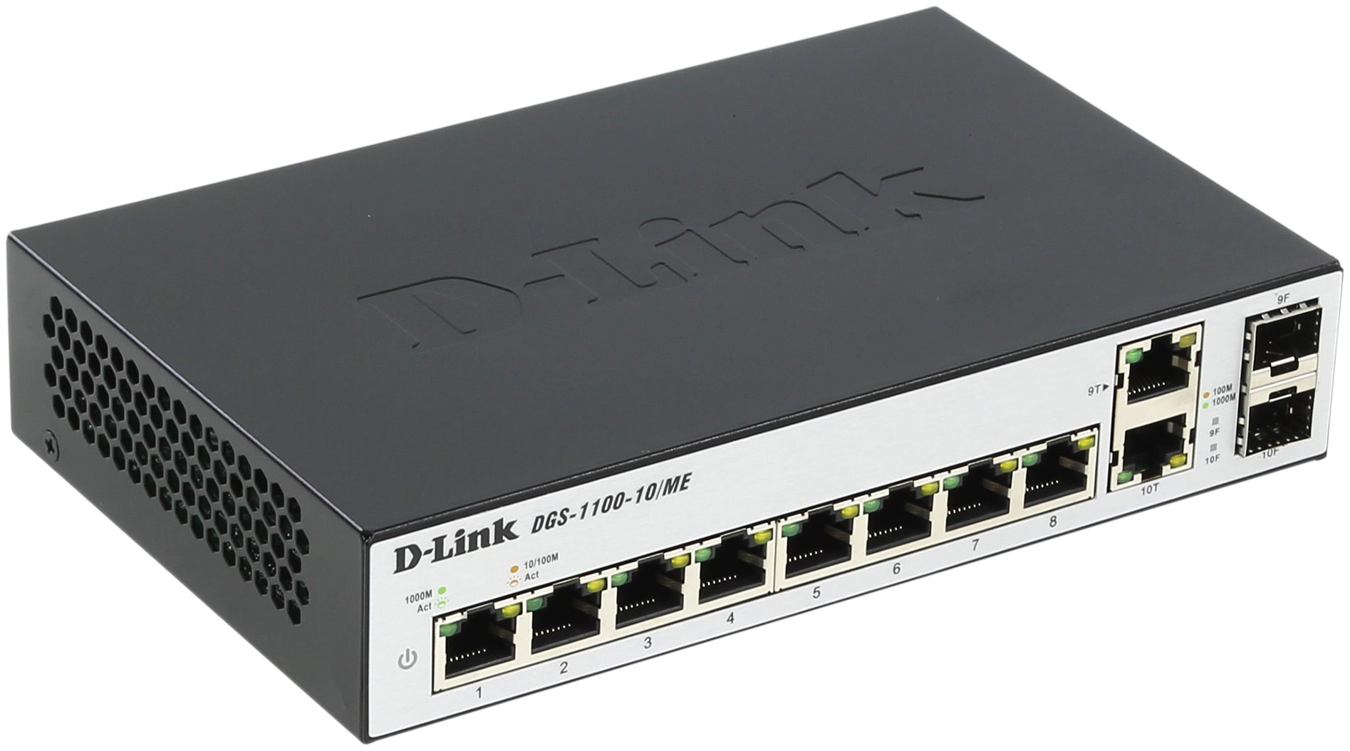Коммутатор D-Link Metro Ethernet DGS-1100-10/ME/A1A Grey/Black