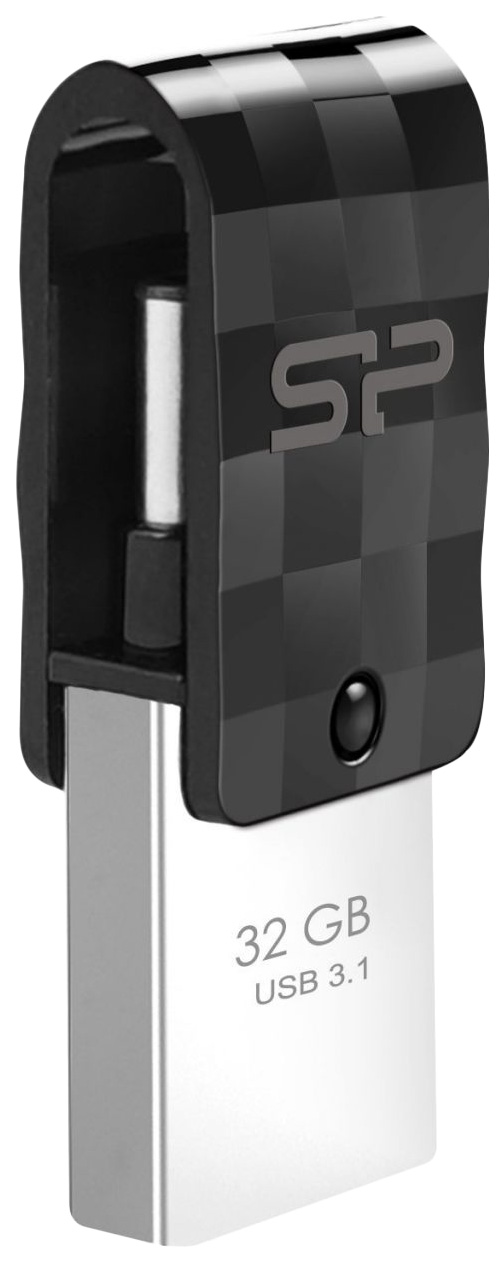 Флешка Silicon Power Mobile C31 32ГБ Black (SP032GBUC3C31V1K)