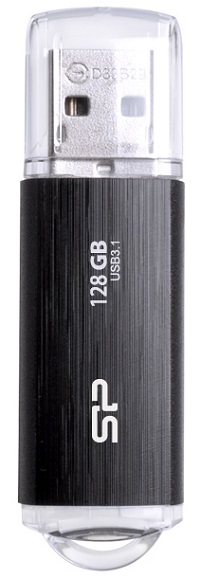 Флешка Silicon Power Blaze B02 128ГБ Black (SP128GBUF3B02V1K)