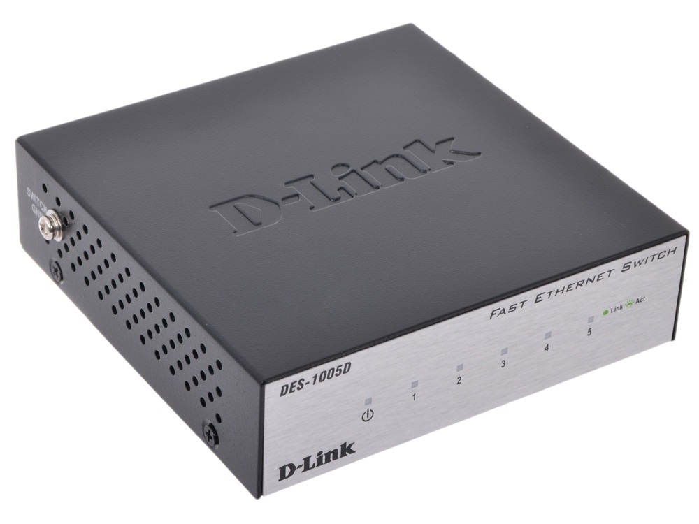 Коммутатор D-Link Switch DES-1005D Black