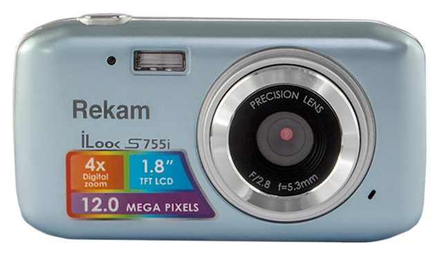 Фотоаппарат цифровой компактный Rekam iLook S755i Metallic Gray