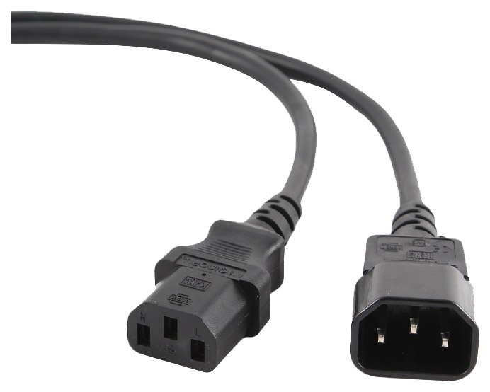 Кабель Gembird IEC 320 C13-IEC 320 C14, M-F 1,8м Black (PC-189-VDE)