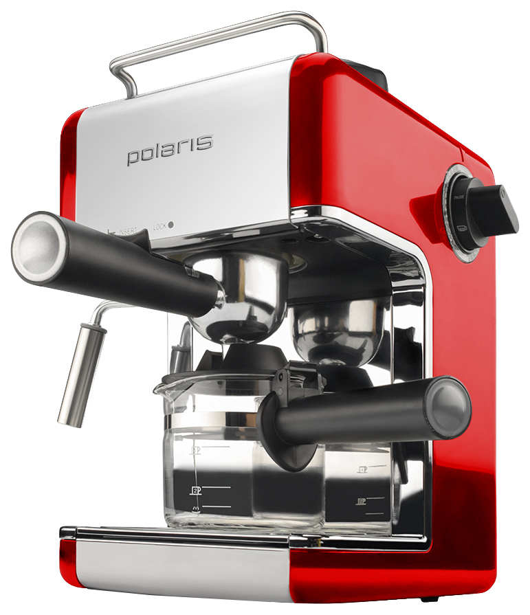 Рожковая кофеварка Polaris PCM 4002A Red