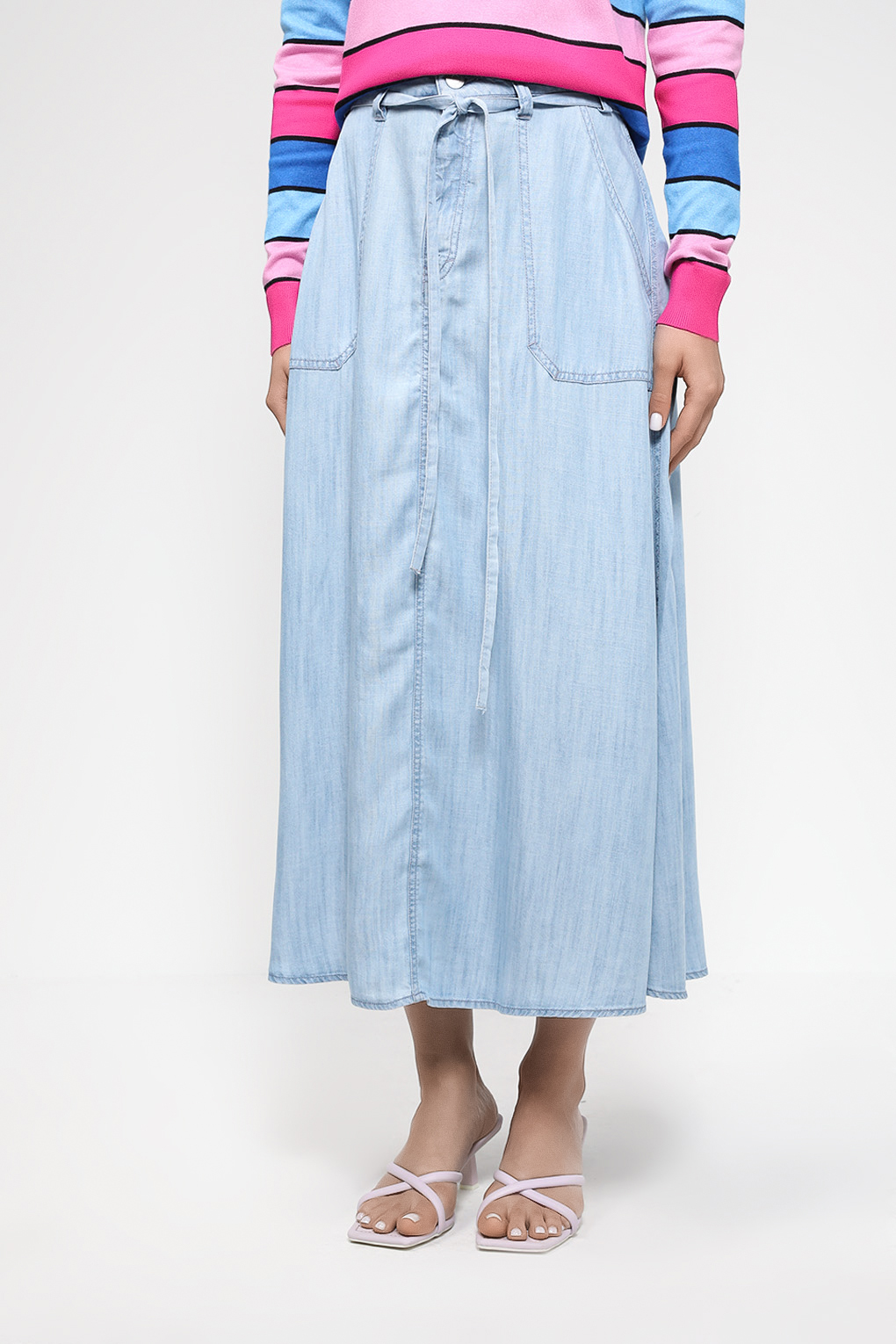 Юбка женская Esprit Casual 033EE1D306 синяя 34
