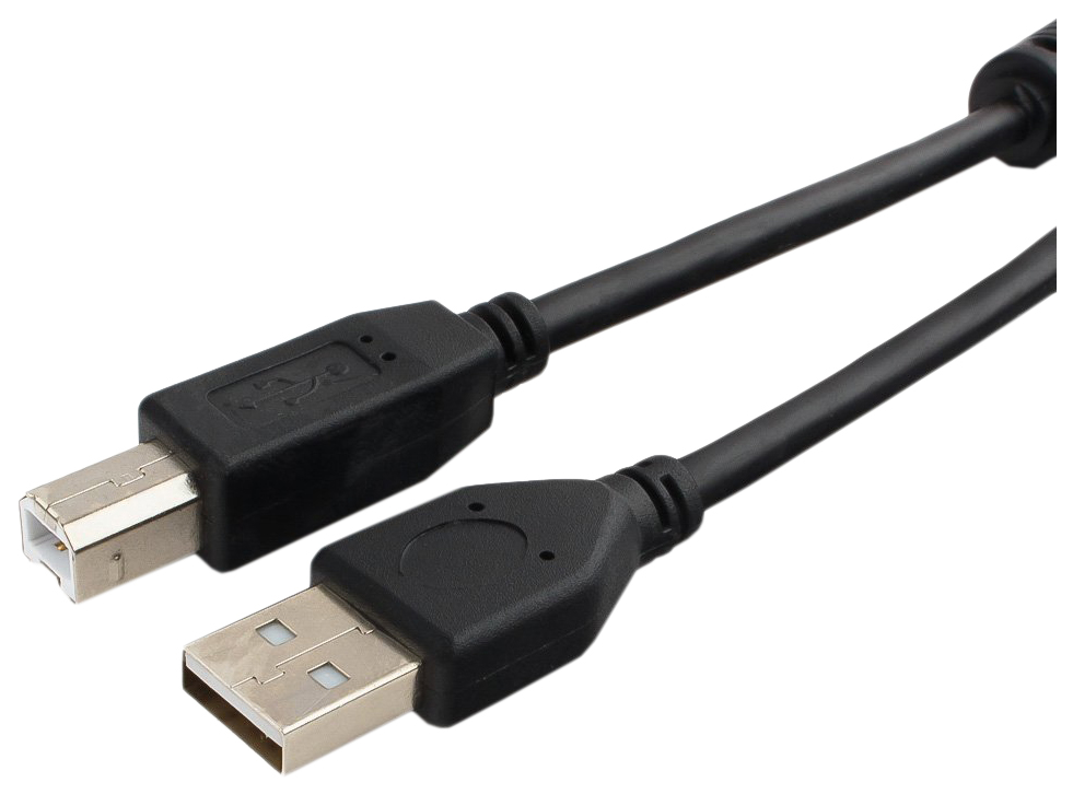 Кабель Cablexpert USB A-USB B, M-M 1,8м Black (CCF2-USB2-AMBM-)