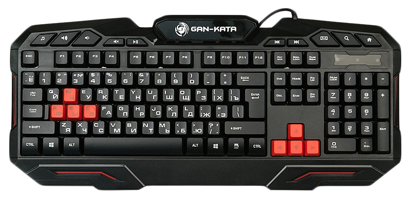 Проводная игровая клавиатура Dialog Gan-Kata KGK-11U Black
