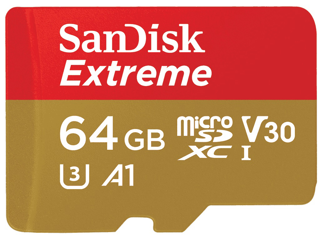 Карта памяти SanDisk Micro SDXC Extreme SDSQXAF-064G-GN6AA 64GB