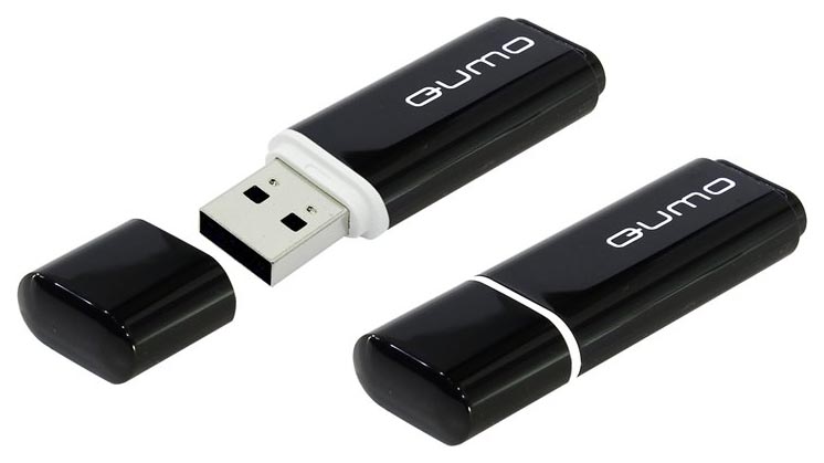 Флешка QUMO Optiva 01 32ГБ Black (QM32GUD-OP1-black)