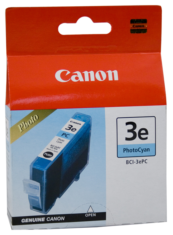 Картридж для струйного принтера Canon BCI-3ePC (4483A002) голубой, оригинал