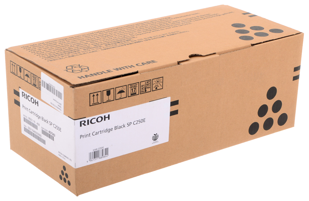 Картридж для лазерного принтера Ricoh SP C250E, черный, оригинал
