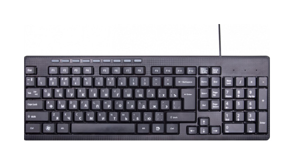 Проводная клавиатура Ritmix RKB-155 Black