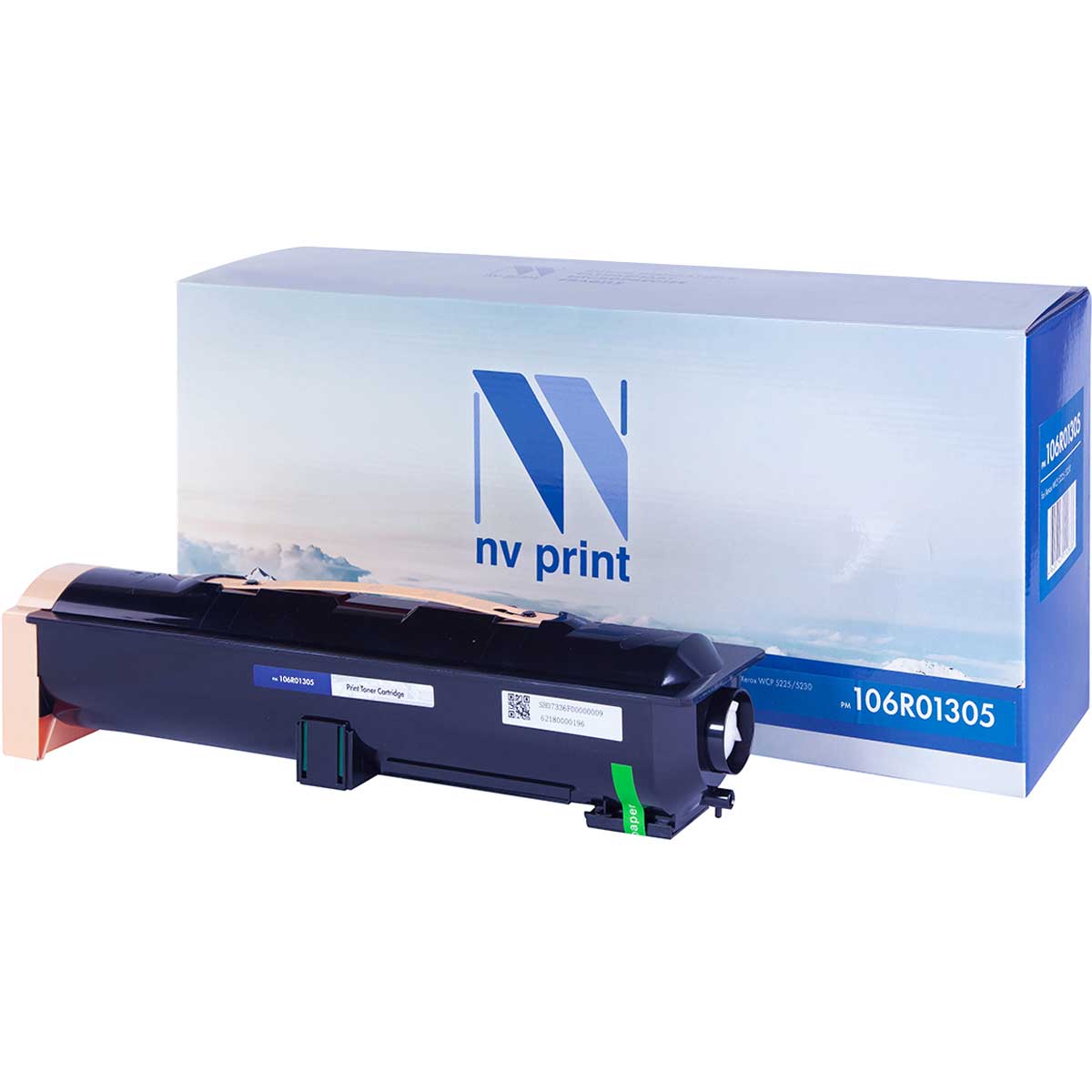 Картридж для лазерного принтера NV Print 106R01305, черный