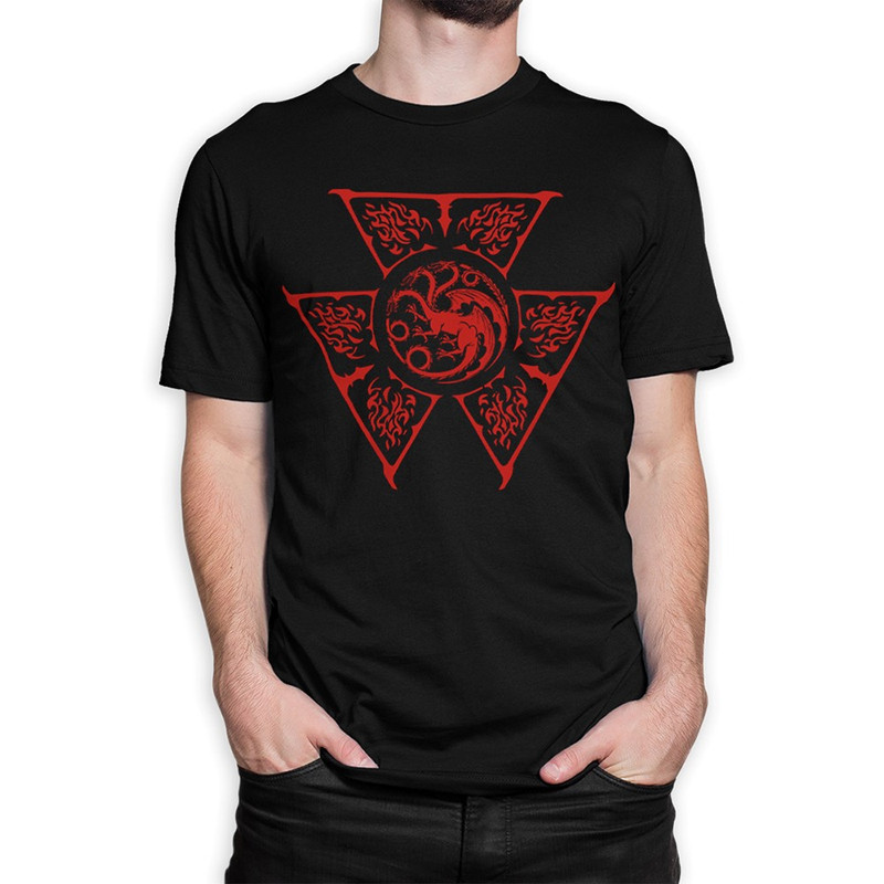 Футболка мужская DreamShirts Studio Дом Дракона - Игра Престолов черная XS
