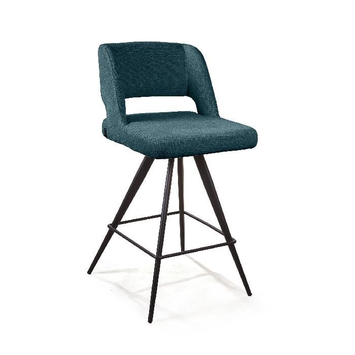 Полубарный стул TOP CONCEPT MOLLY 2001000001149, черный/зеленый