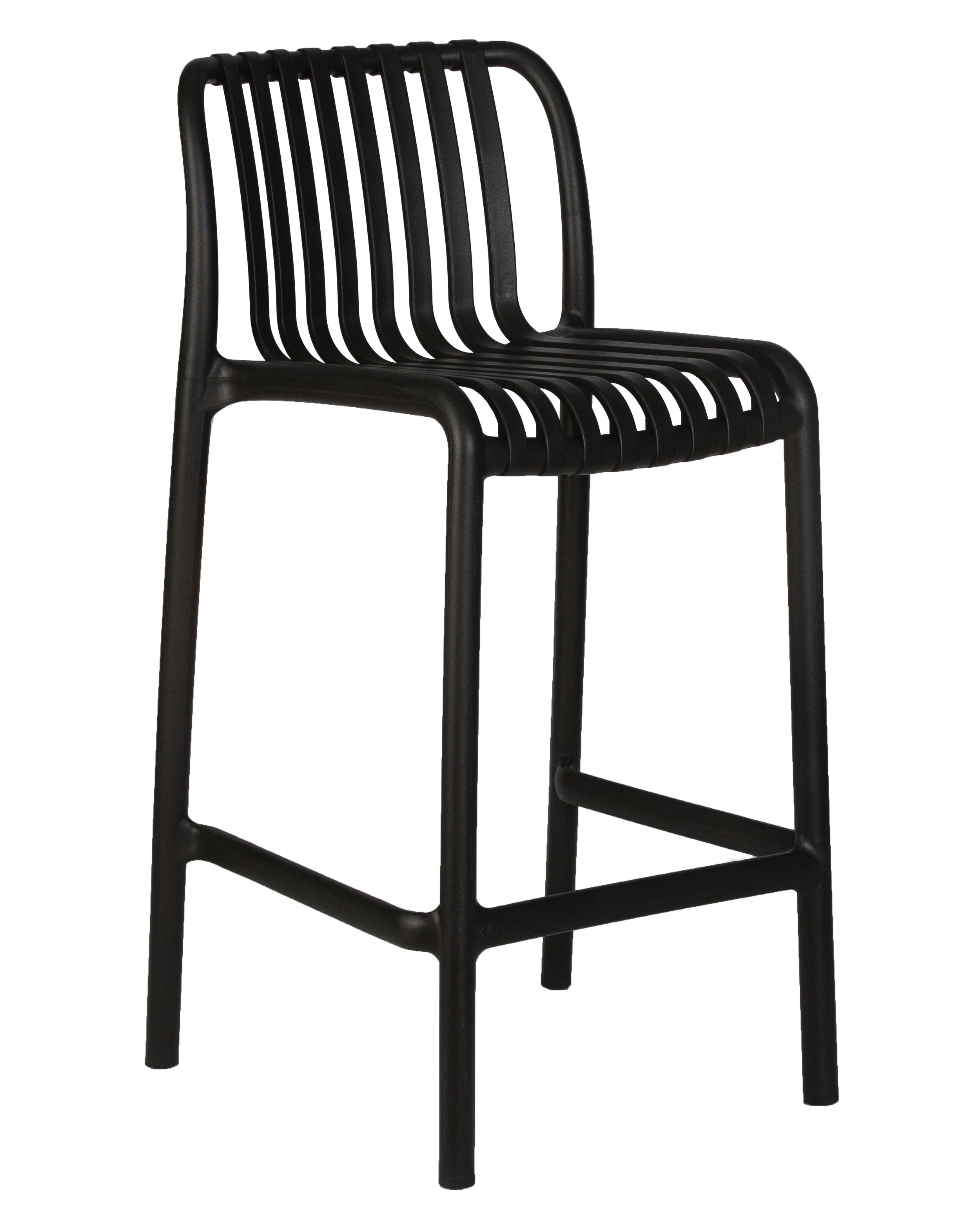 Полубарный стул Лого-М CHLOE D0000000000000010390, черный
