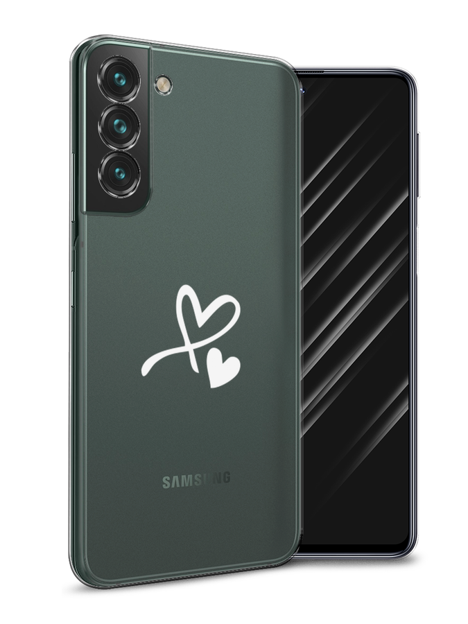Чехол Awog на Samsung Galaxy S22 + / Самсунг S22 + "Сердечко минимализм"