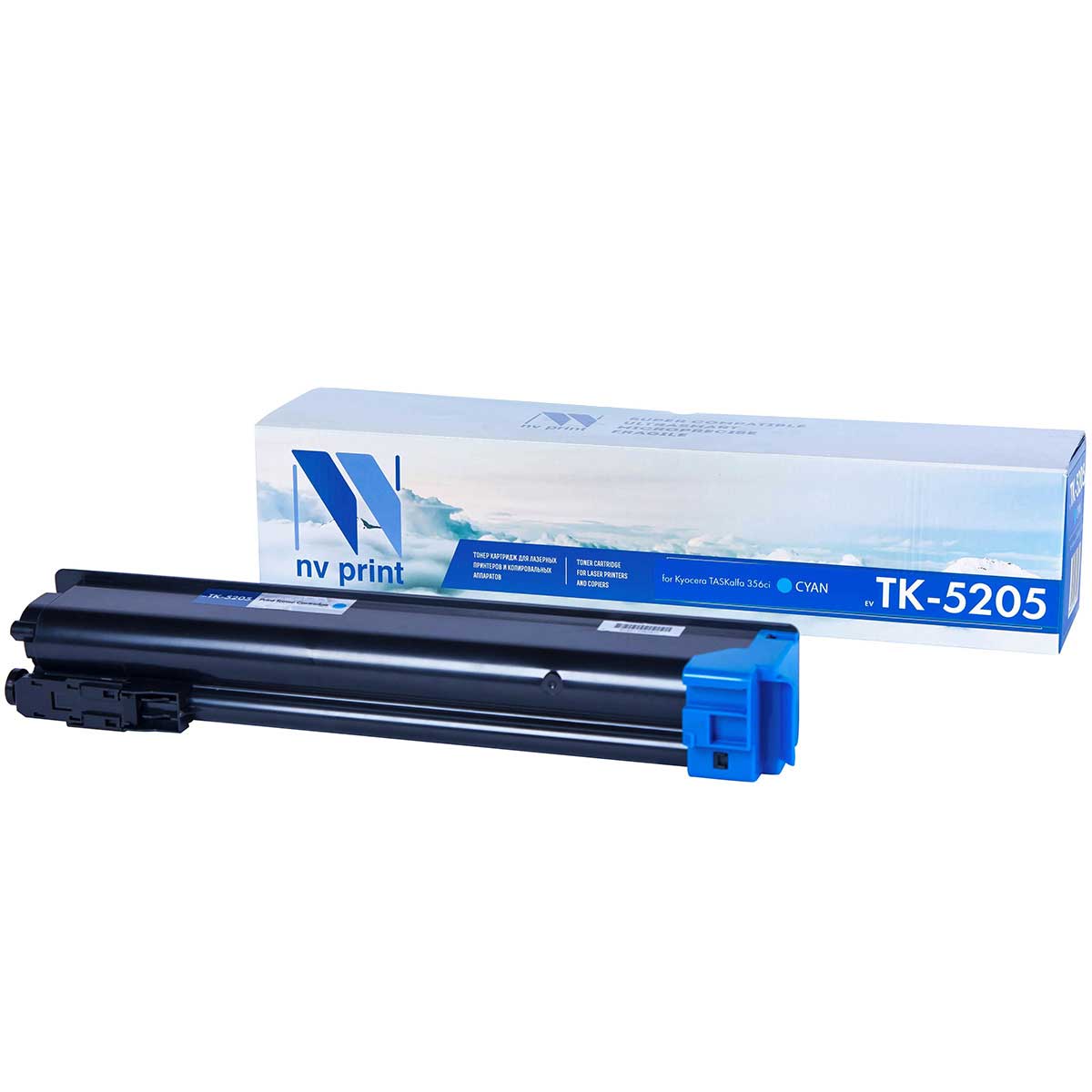 Картридж для лазерного принтера NV Print TK5205C, Blue