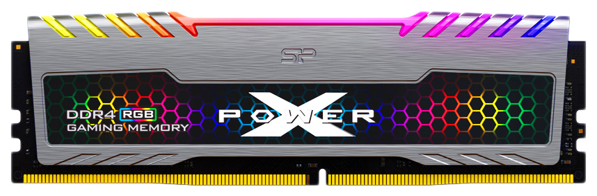 Оперативная память Silicon Power XPower Turbine RGB 8Gb DDR4 3200MHz (SP008GXLZU320BSB)