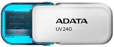 Флешка ADATA UV240 16ГБ White (AUV240-16G-RWH)