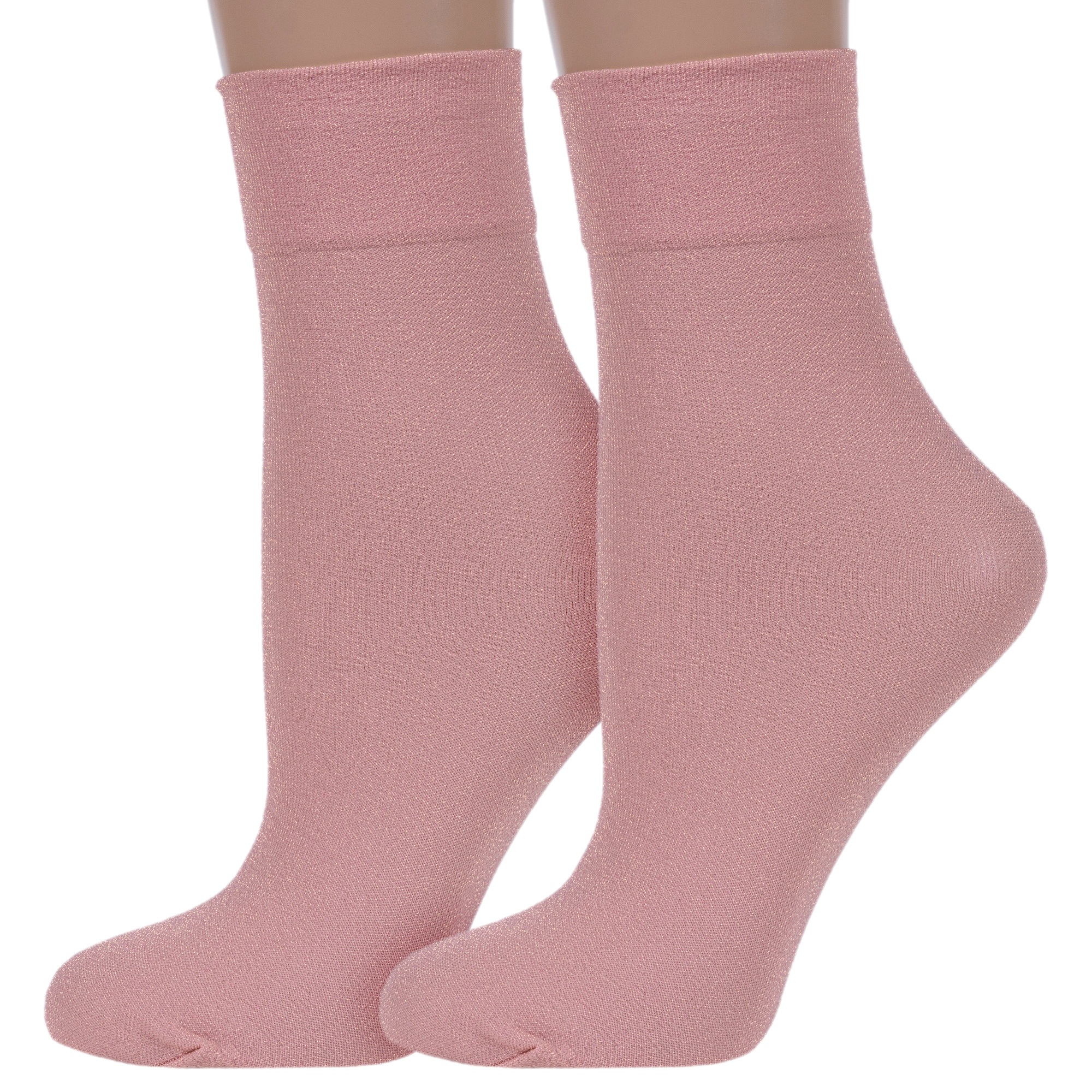 Комплект носков женских NOSMAG 2-21С-84СП розовых 23-25