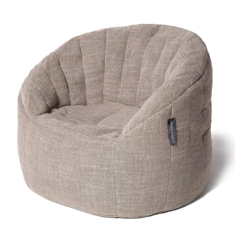 Бескаркасное кресло Ambient Lounge - Butterfly Sofa - Eco Weave (бежевый)