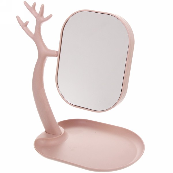Настольное зеркало UltraMarine High Tech - Garden 465-048 розовое с увеличением