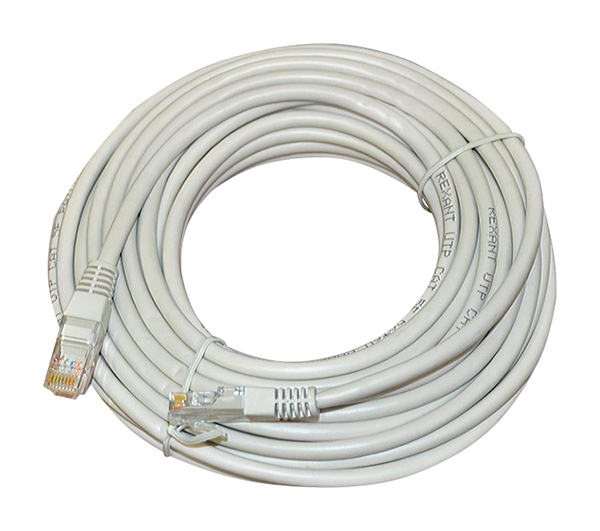 Кабель NoBrand RJ45-RJ45, M-M 10м Grey