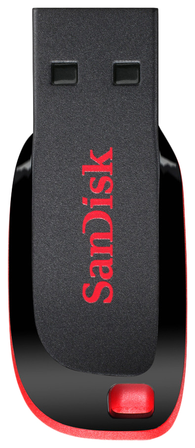 Флешка SanDisk Cruzer Blade 32ГБ Black (SDCZ50-032G-B35)