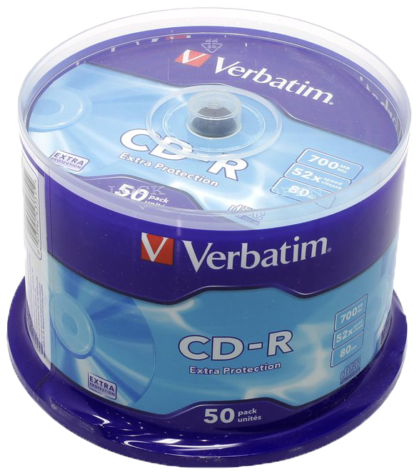 Диск CD-R Verbatim 43351 50  Шт