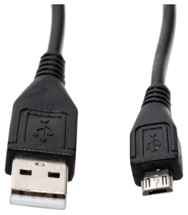 Кабель 5bites microUSB 0,5м Black