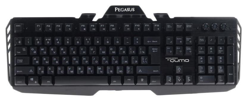 Проводная игровая клавиатура QUMO Dragon War Pegasus K31 Black