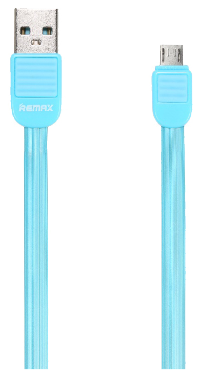 Кабель Remax RC-045m Puff microUSB 1м Blue