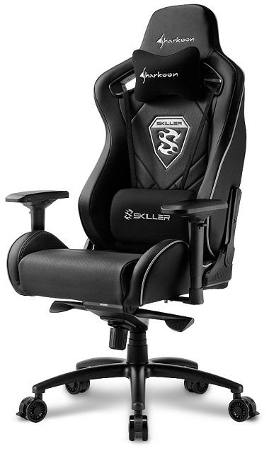 Игровое кресло Sharkoon Skiller SGS4 BK, черный