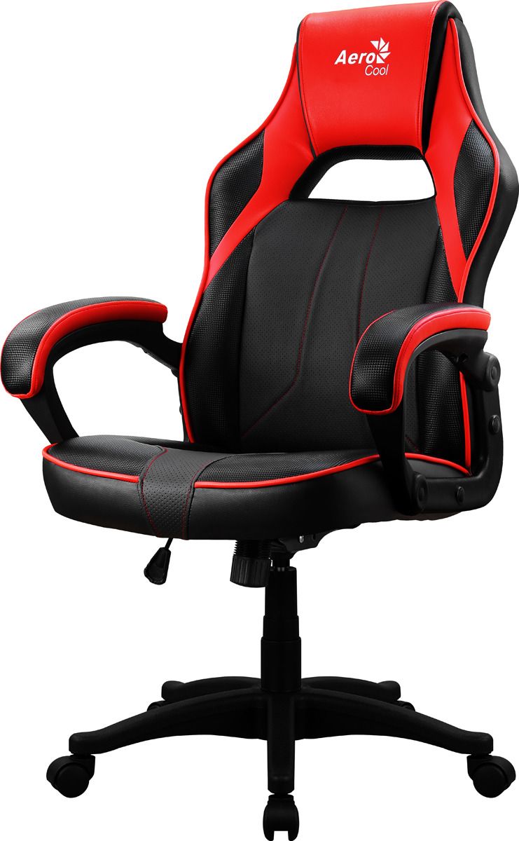 Игровое кресло AeroCool AC40C AIR, черный/красный