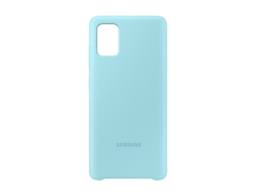 Чехол Samsung Silicone Cover для Samsung A51 Blue