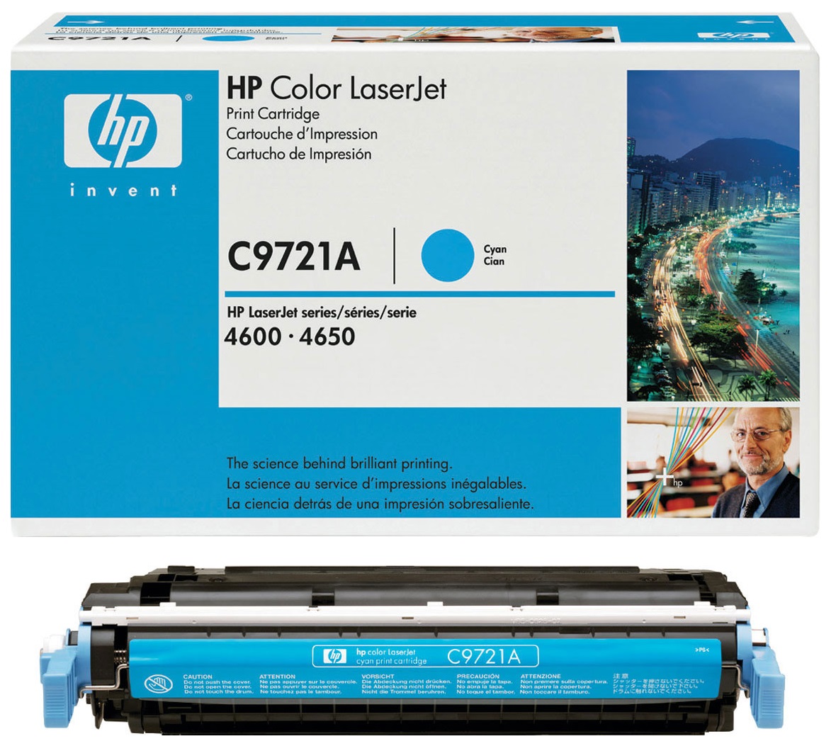 Картридж для лазерного принтера HP 641A (C9721A) голубой, оригинал