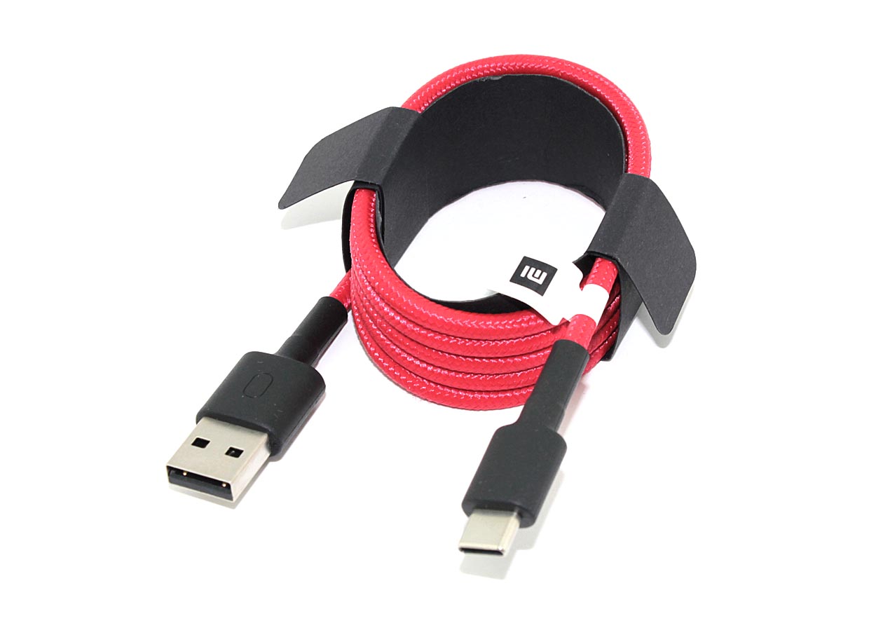 Кабель Xiaomi Mi Braided USB Type-C 1m Red