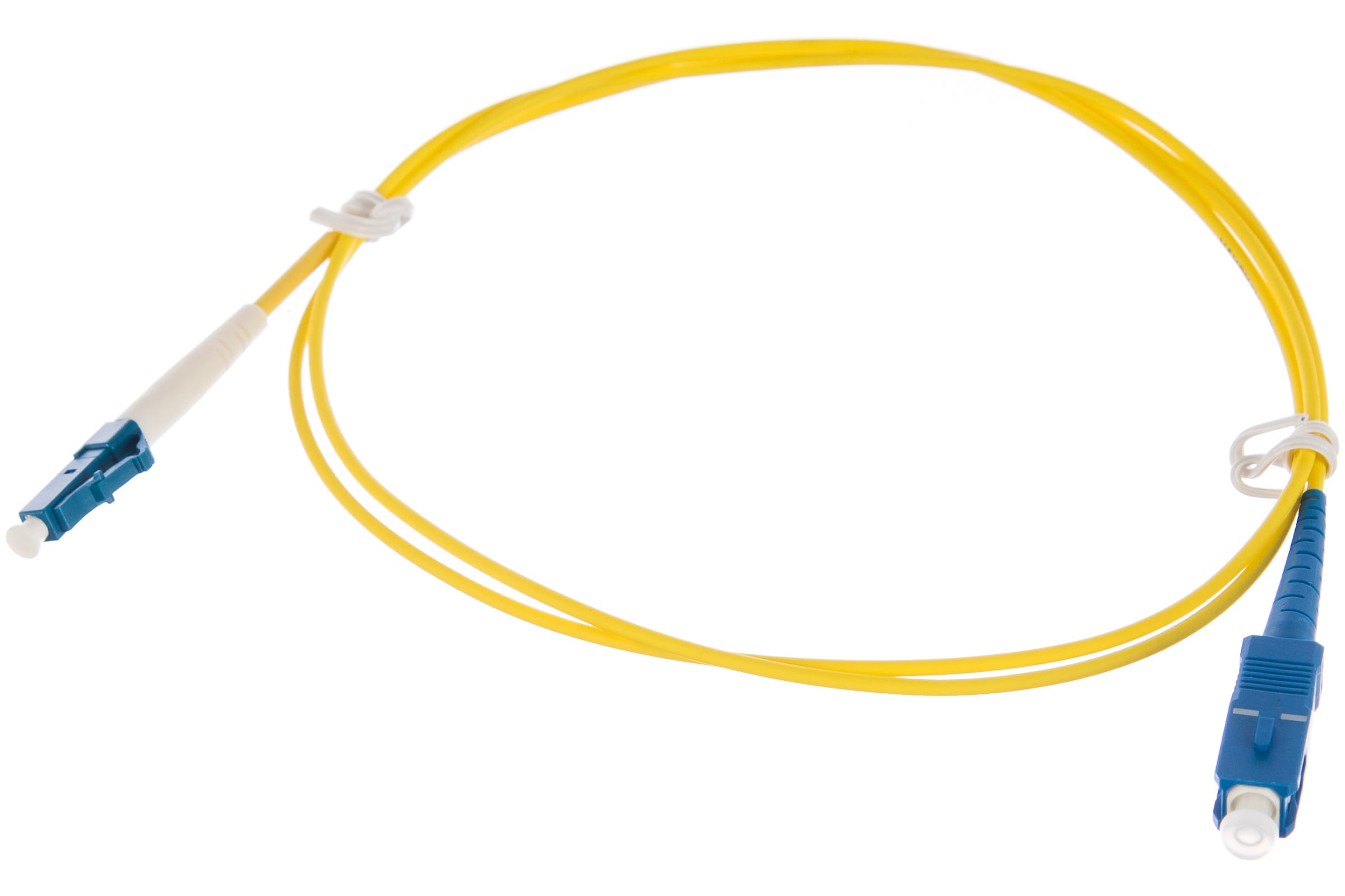 NIKOMAX Шнур волоконно-оптический, переходной, желтый, 1м NMF-PC1S2C2-SCU-LCU-001