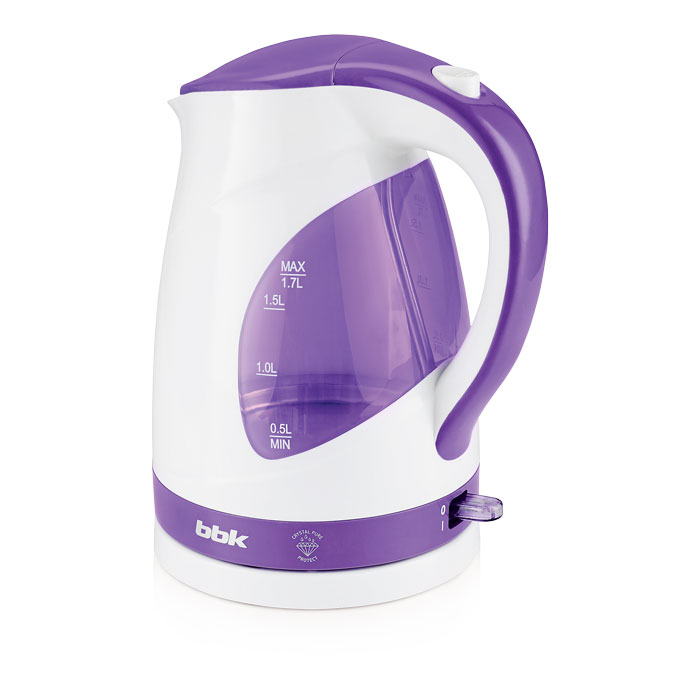 Чайник электрический BBK EK1700P 1.7 л White, Purple