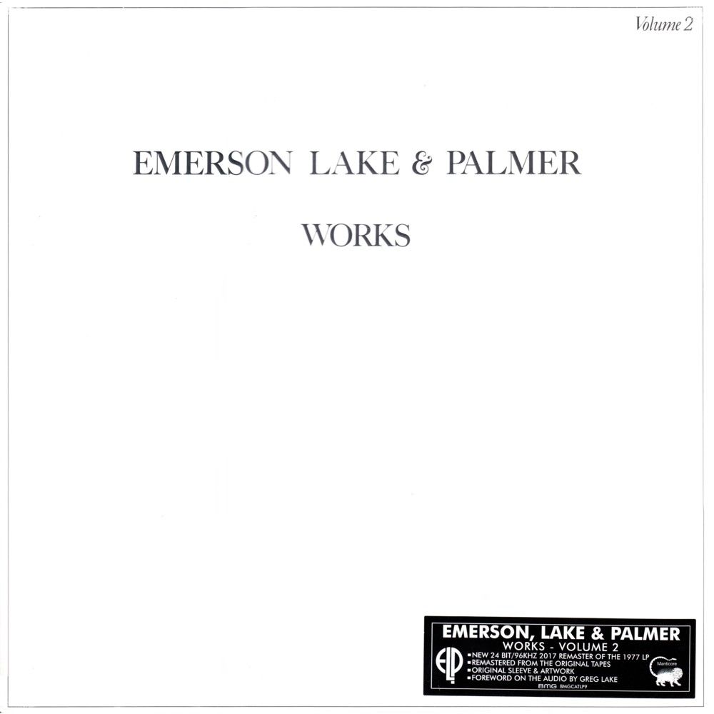 EMERSON LAKE & PALMER WORKS VOLUME 2 (LP)