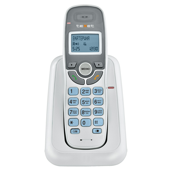 DECT телефон TeXet TX-D6905A белый, серый