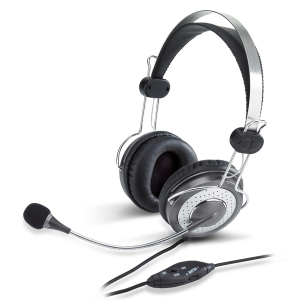 Гарнитура Genius HS-04SU Black/Silver