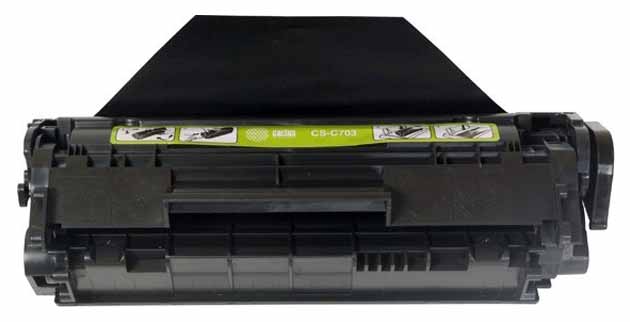Тонер-картридж для лазерного принтера CACTUS CS-C703 черный, совместимый