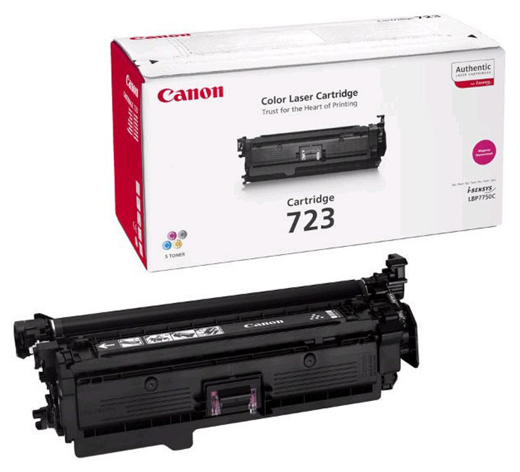 Картридж для лазерного принтера Canon 723 пурпурный, оригинал